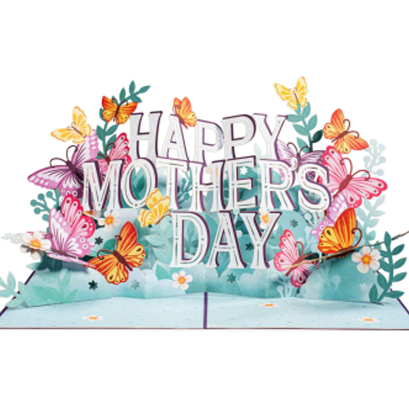 Happy Mothers Day Pop Up Card For Mom